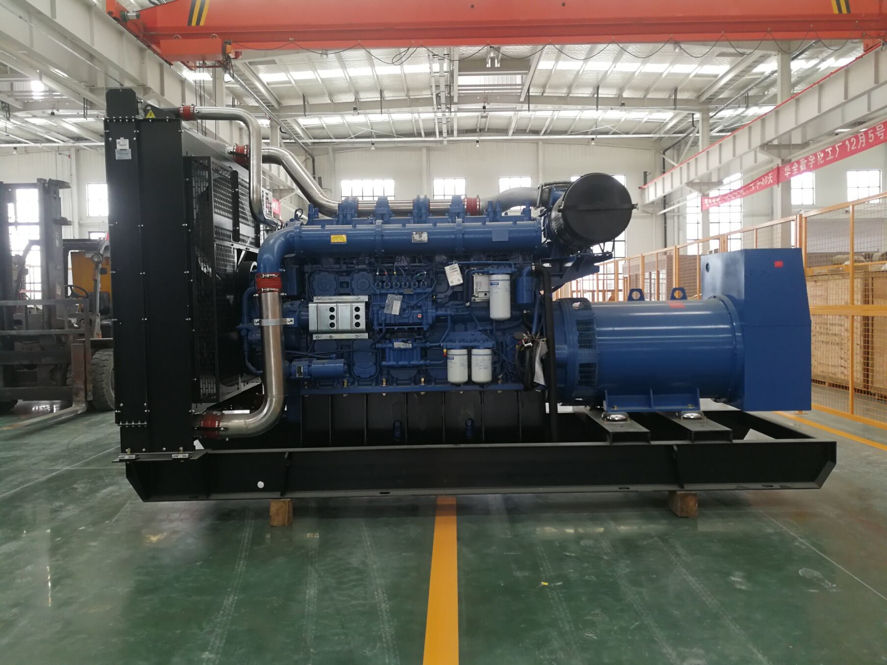 YC6C1220L-D20 Engine 800kw 1000 Kva Dg Set Industrial Diesel Generator