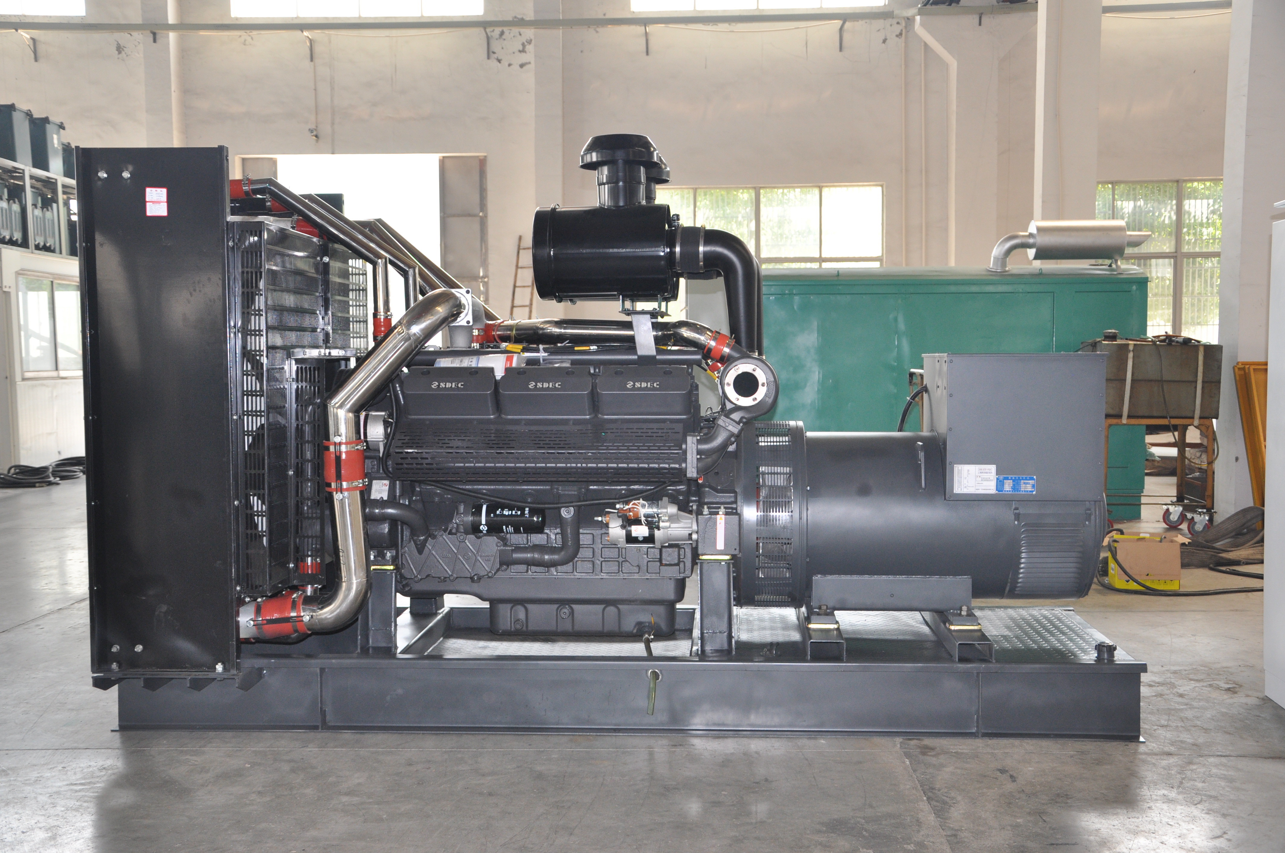 Robust Construction 100kw Shanghai Diesel Generators Easy To Install