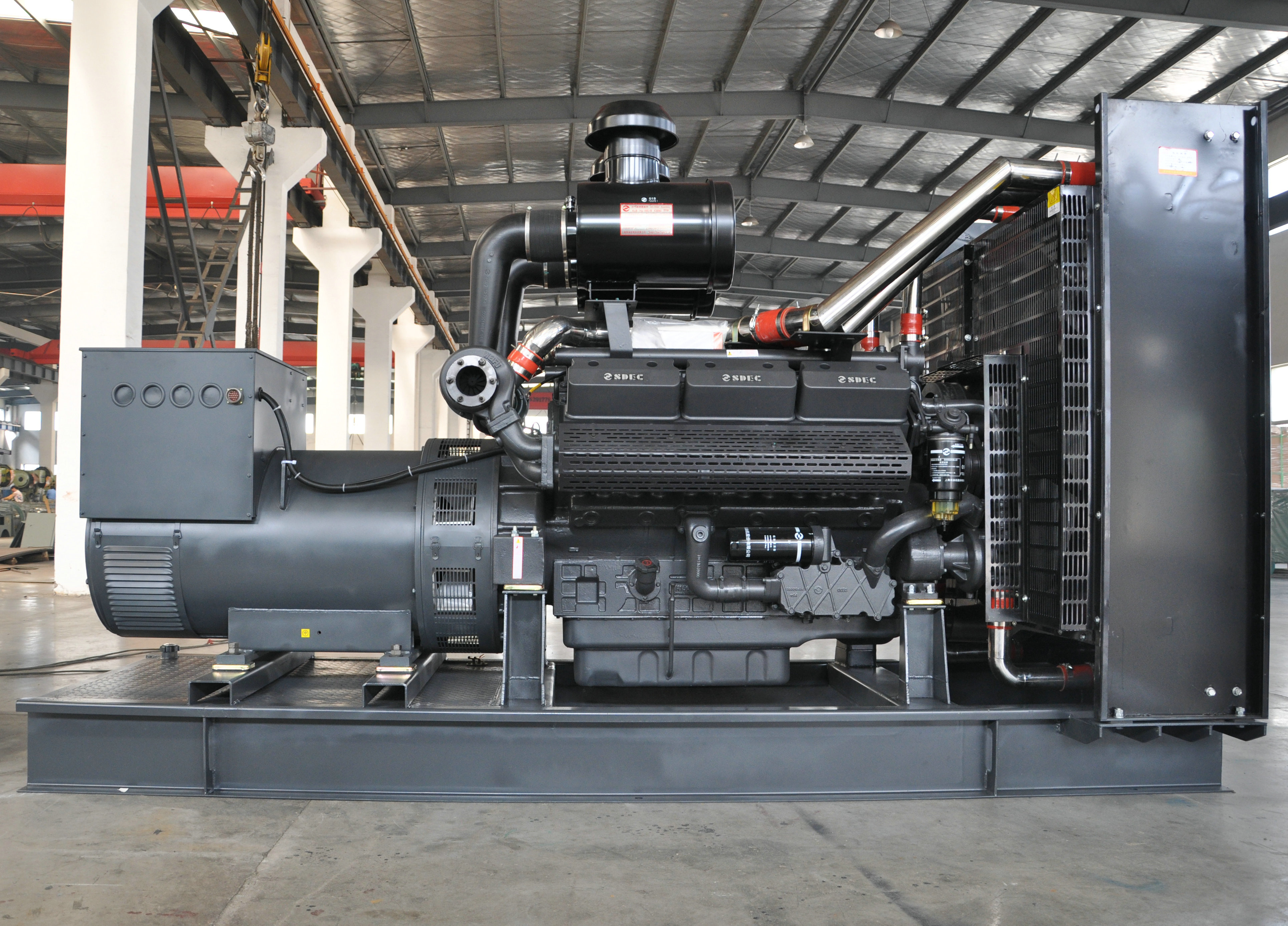 Water Cooled Electric Shanghai Generators 200kw 300 Kva Diesel Generator